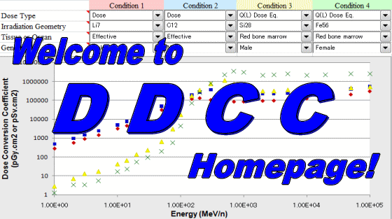 Welcome to DDCC (Databases of Dose Conversion Coefficient) homepage!